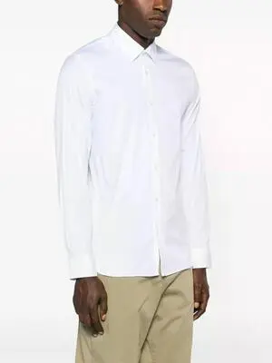 Lacoste Logo-patch Cotton Blend Shirt