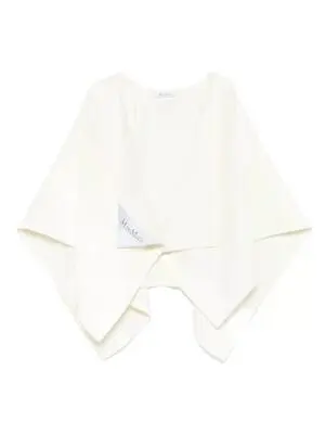 Max Mara Asymmetric Poncho