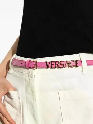 Versace Logo-lettering Belt