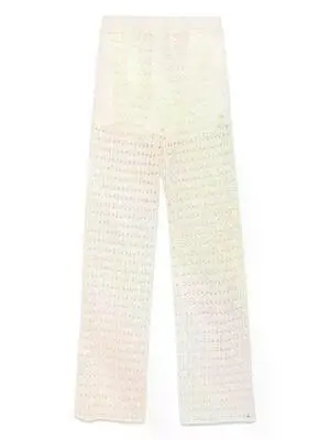 ALYSI Macramé High-waisted Trousers