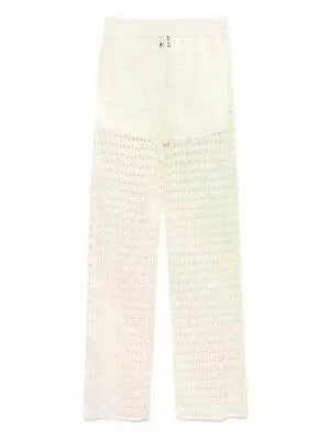 ALYSI Macramé High-waisted Trousers