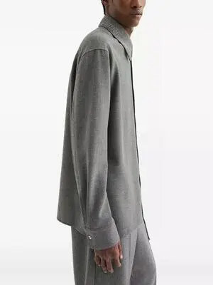 JIL SANDER Wool Shirt - Grey
