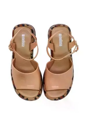 Melissa 90mm Lina Leopard-print Platform Sandals - Neutrals