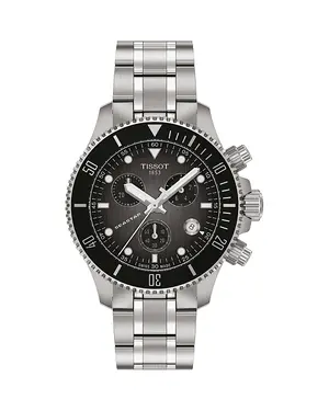 TISSOT Seastar 1000 Quartz Chronograph Watch, 38mm - Black/silver