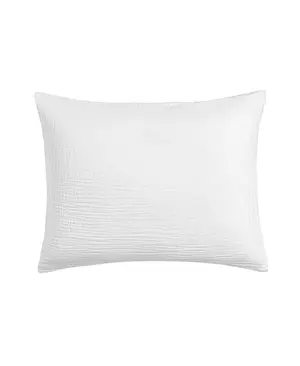 DOMANI HOME Gauze Boudoir Sham, Crib - White Gauze