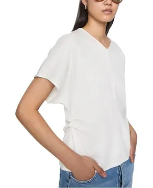 Rebecca Minkoff Elsie Cotton Top - White