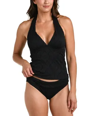 La Blanca Mantra Halter Goddess Tankini Top
