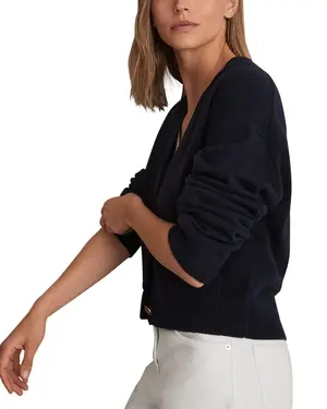 REISS Button-front Cardigan