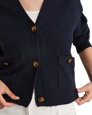 REISS Button-front Cardigan
