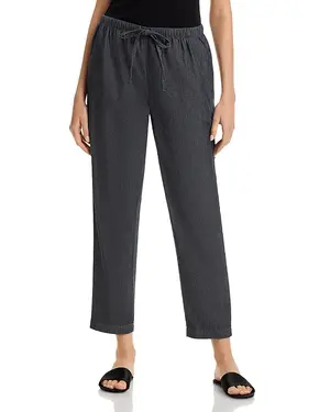 Eileen Fisher Drawstring Tapered Ankle Pants