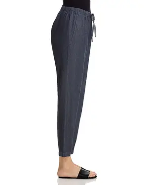 Eileen Fisher Drawstring Tapered Ankle Pants