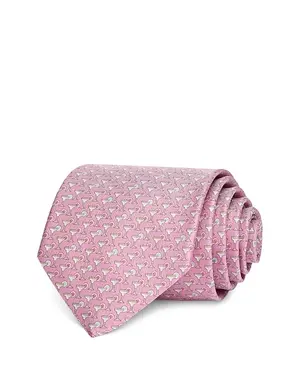 FERRAGAMO Silk Cocktail Necktie Rosa