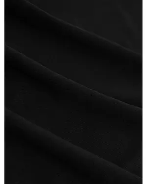 REISS Luna V-neck Tee - Black