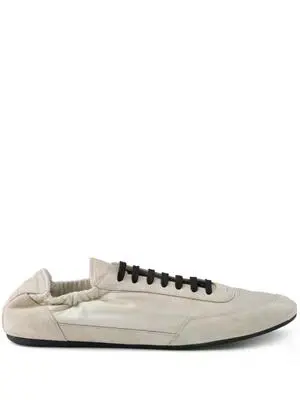 Prada Re-nylon Suede Sneakers - Neutrals