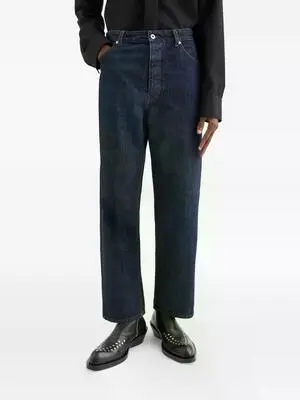 JIL SANDER Logo-patch Jeans - Blue