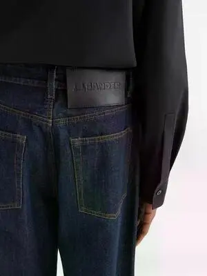 JIL SANDER Logo-patch Jeans - Blue