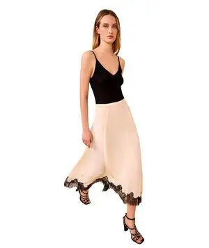 Ulla Johnson Rosine High-waisted Midi Skirt - Creme