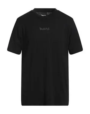 DISCLAIMER Man T-shirt Ivory Size S Cotton Black