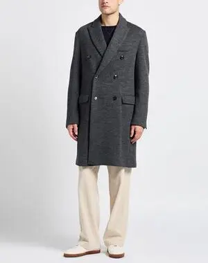 Barena Venezia Coat In Virgin Wool And Polyamide