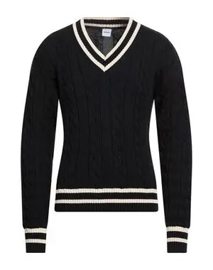 Aspesi Knitted Cotton Sweater - Black
