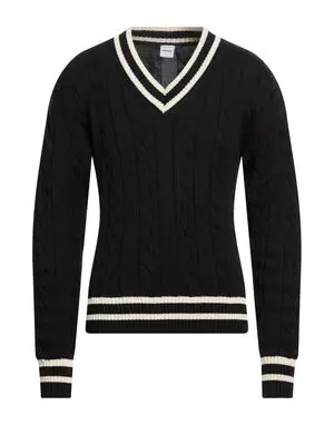 Aspesi Knitted Cotton Sweater - Black