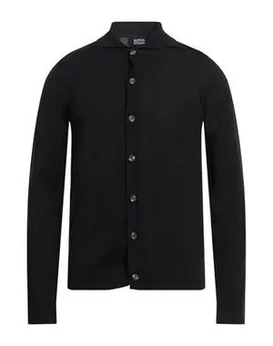 Alpha Studio Merino Wool Cardigan Black