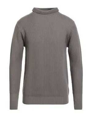 Barena Venezia Wool Turtleneck With Thumbhole Cuffs - Grey
