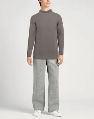 Barena Venezia Wool Turtleneck With Thumbhole Cuffs - Grey