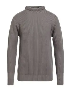 Barena Venezia Wool Turtleneck With Thumbhole Cuffs - Grey