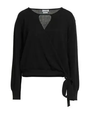 Women's Black Wrap Cardigans