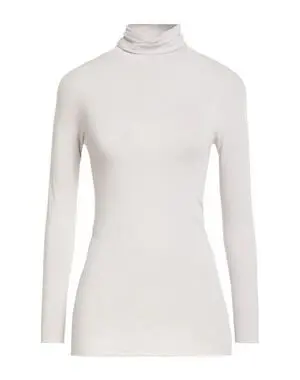 Alpha Studio Turtleneck Top - Light Grey