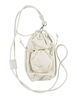 ELAOW Leather Pouch With Detachable Strap - Ivory