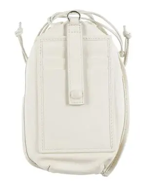 ELAOW Leather Pouch With Detachable Strap - Ivory