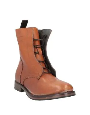 Moma Leather Ankle Boots - Brown