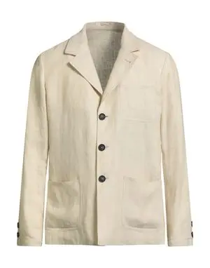 Massimo Alba Blazer Cream Size Linen
