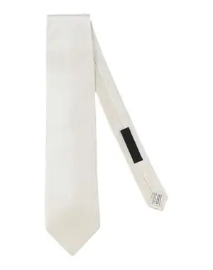 VITALIANO PANCALDI Silk Neck Tie - White