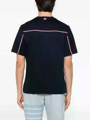 Thom Browne Jersey Short-sleeve T-shirt - Blue