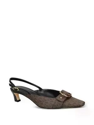 Michael Kors Jaden Slingback Kitten-heel Pumps
