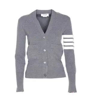 Thom Browne Buttoned Cardigan - Grey