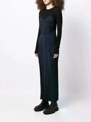 DION LEE Two-tone Corset Dress