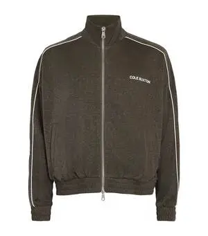 COLE BUXTON Metallic Glitter Track Jacket