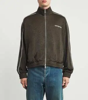 COLE BUXTON Metallic Glitter Track Jacket