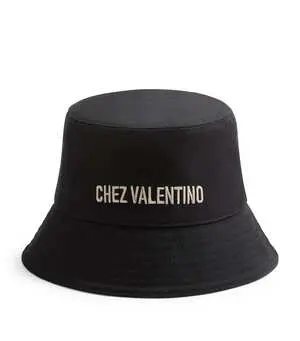 Valentino Garavani Chez Bucket Hat - Black