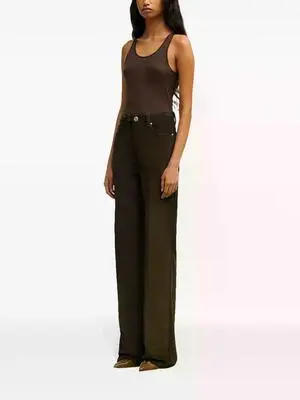 AMI Paris Flared Corduroy Trousers