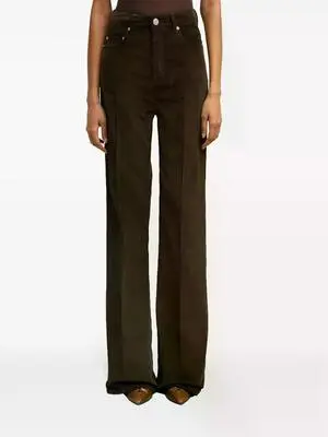 AMI Paris Flared Corduroy Trousers