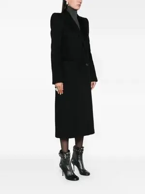 Alexander McQueen Stacked Shoulder Tailored Coat