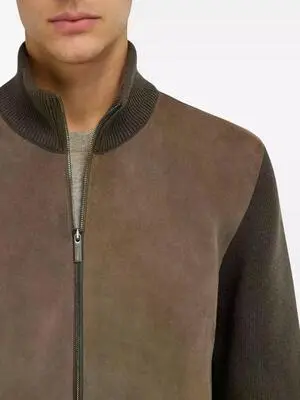 FERRAGAMO Zip-up Bomber Jacket