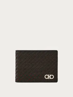 FERRAGAMO Woven Wallet - Brown