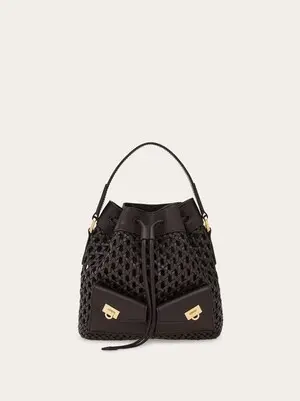 FERRAGAMO Multipocket Bucket Bag - Brown
