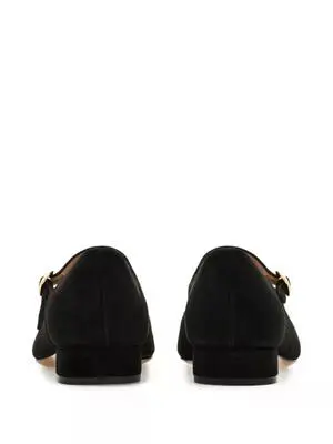 FERRAGAMO Gancini Leather Pumps - Black